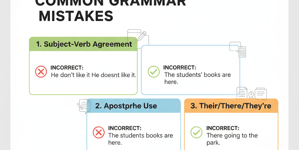Common Grammar Mistakes: 10 Critical Errors You Must Avoid